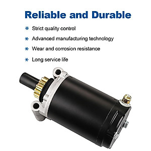 WATERWICH Starter Compatible with John Deere L110 LT133 LT155 STX46 All Tractors 12-098 Series Replaces AM122435 12-098-15 12-098-22