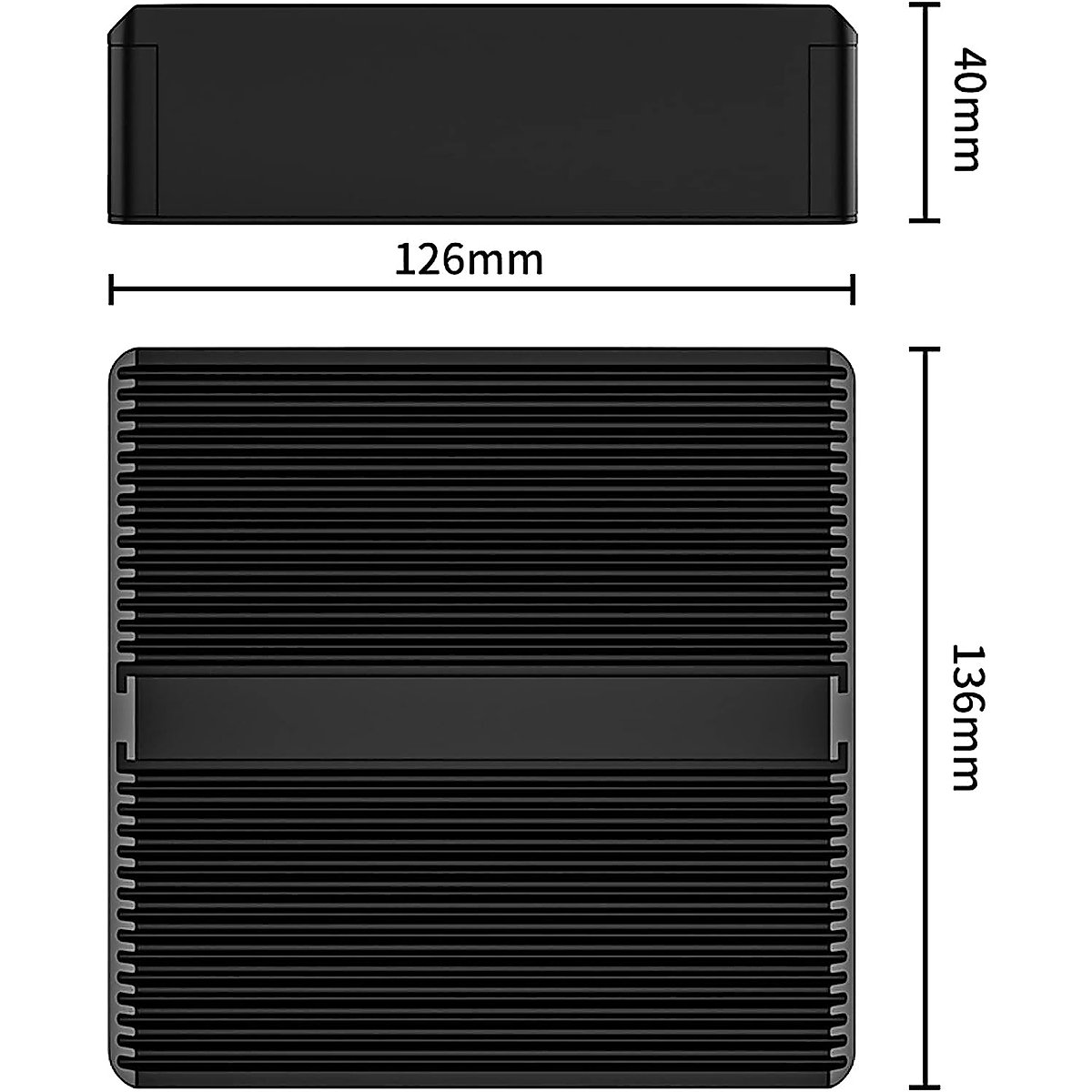 Micro Firewall Appliance, Fanlesss Mini PC, VPN, OPNsense, Soft Router, Intel Processor N100, H11, AES-NI, 4 x Intel 2.5GbE I226-V LAN, HDMI2.0, DP, No RAM, No Storage, No System