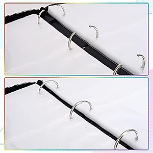 400 Pockets Card Binder, 4-Pocket Trading Card Binder Album Holder Storage Book for Game Cards with 50 Removeable Sleeves, Ideal Baseball Binder Fit 400 Cards, Gift for Kids Adults