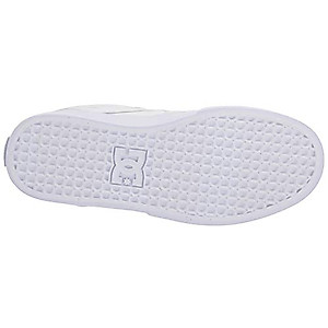 DC womens Kalis Vulc Skate Shoe, White/White, 7 US