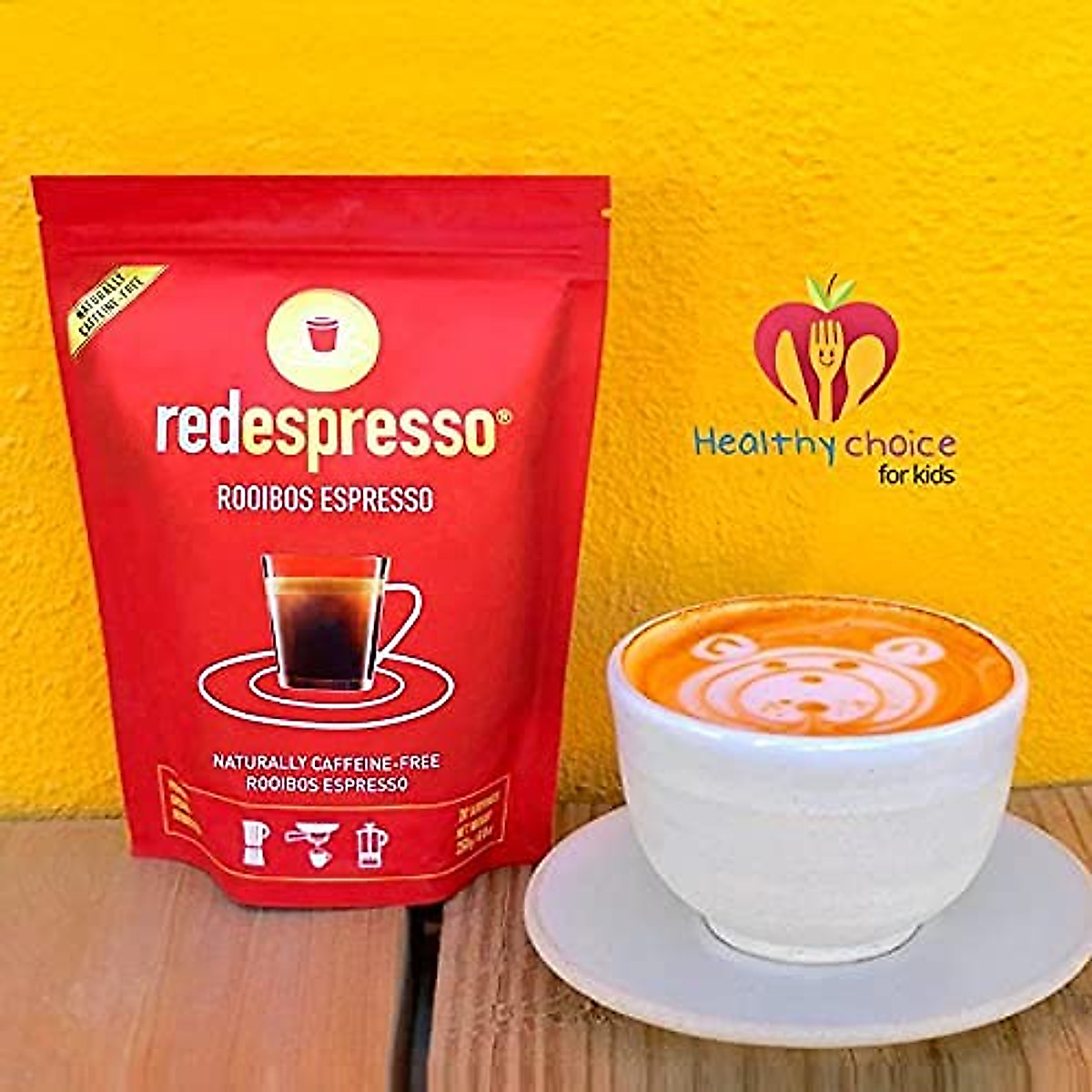 Rooibos Tea Original - Red Espresso - South African - Pods Compatible with Nespresso machines - Vegan, Non GMO, Antioxidant, Calming (10 Pods)