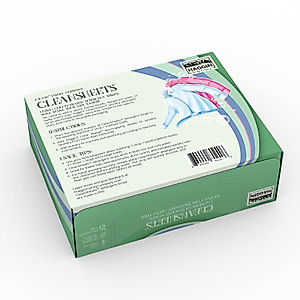 Haggin® CleanSheets Laundry Detergent Strips, 50 Value Pack | Ultra-concentrated | Mess-free | Fragrance-free | Bleach-free