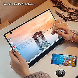 Monitor 4K/ 1080P Portable Monitor 15.6' FHD HDR Computer Display With Hand Drawn Function USB- C HDMI External Monitor For Laptop PC Phone Mac Xbox PS4 Switch Gaming Monitor ( Size : 4K )