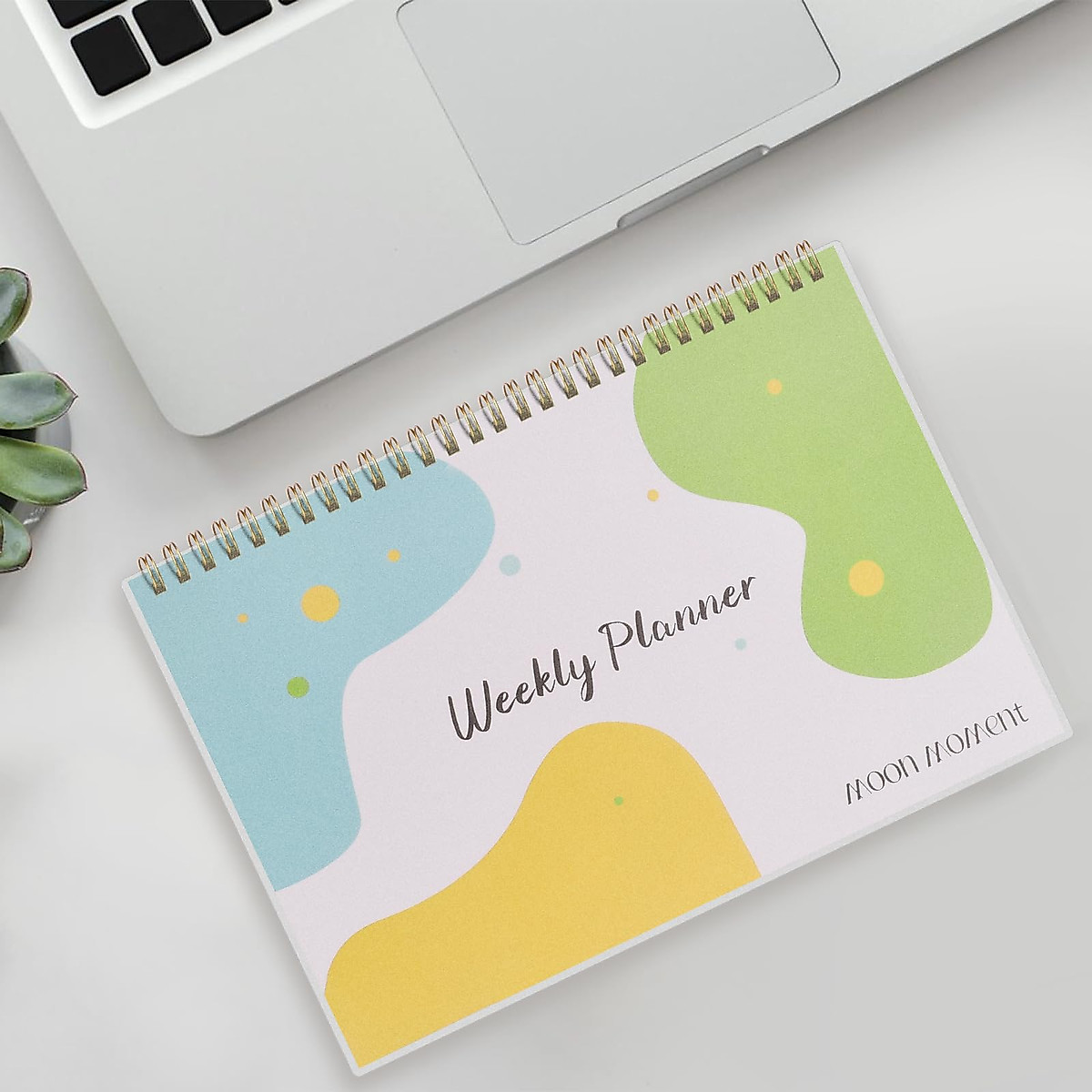 Weekly To Do List Notepad, Undated Weekly Desk Planner & Monthly Calendar, 60 Sheets 7 X 10" Task CheckList Notebook For Work Office Home, Sunday Start, Green