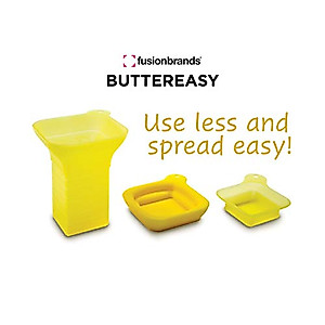 FusionBrands ButterEasy Butter Spreader and Butter Stick Holder - The Simple Way to Spread Butter - Easily Spread Butter on Cookware, Baking Dishes, Corn, Toast and Other Warm Foods