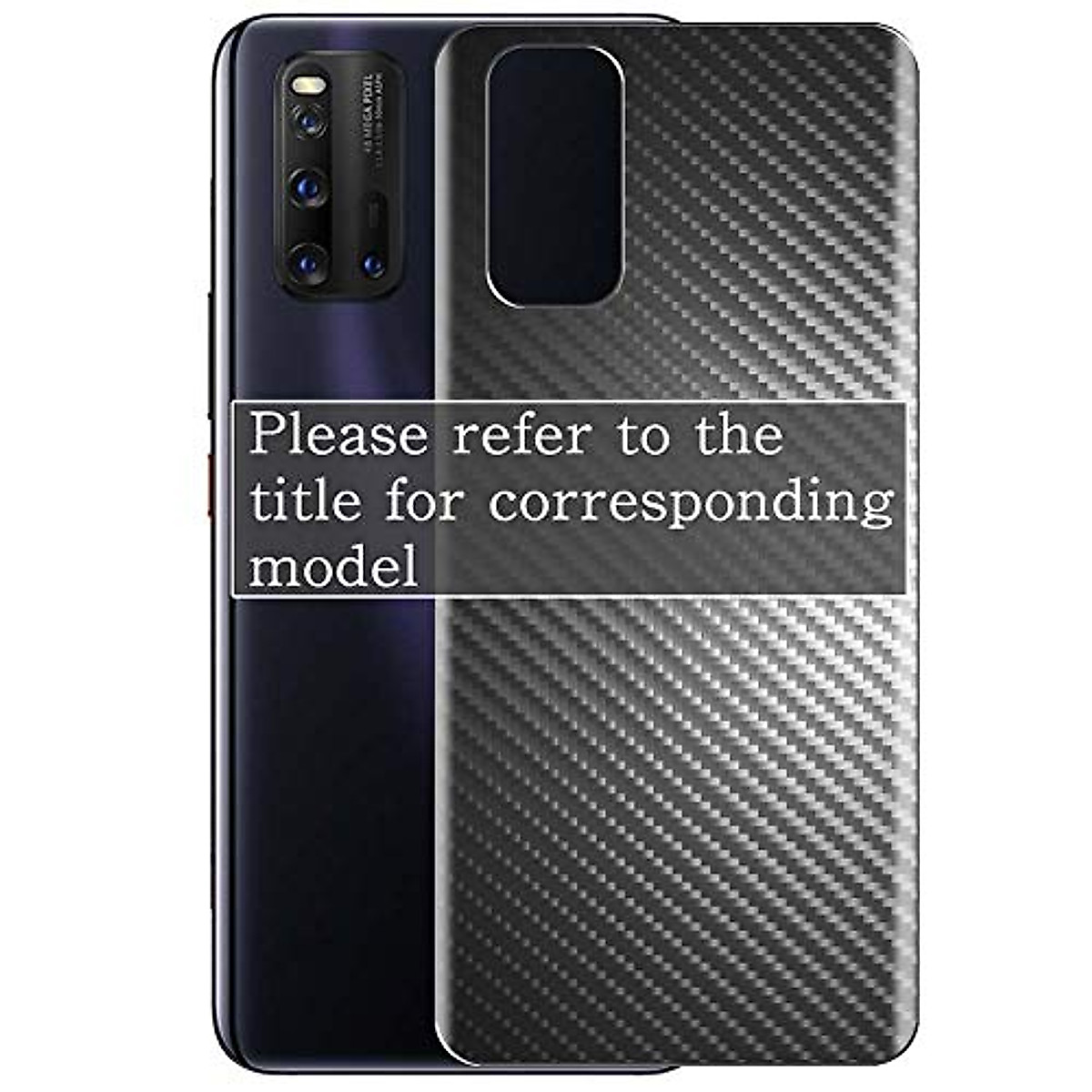 Puccy 2 Pack Back Protector Film, compatible with OPPO Reno Ace Black Carbon TPU Guard Cover （ Not Tempered Glass/Not Front Screen Protectors） New