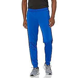 adidas Essentials Men's 3-Stripes Tapered Tricot Pants, Collegiate Royal, X-Large