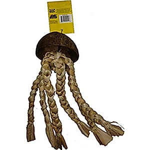 A&E Cage Company HB46664 Java Wood Jelly Fish Assorted Bird Toy, 15 by 4"