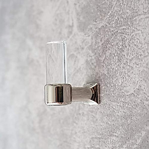 Ochoos Modern Lucite Acrylic Hook Coat Hook Wall Hat Hook Clear Silver Gold Clothes Hooks Coat Hangers Bathroom Hardware Decor - (Color: Gold)