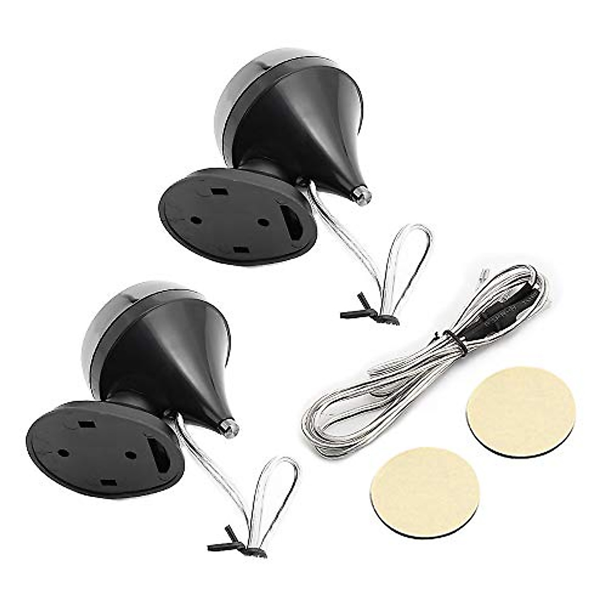 ePathChina 2pcs Universal Car Tweeter Loudspeaker 150W 4Ohm Audio Silk Film for Car Modification High-Pitched Car Audio Modification Nondestructive