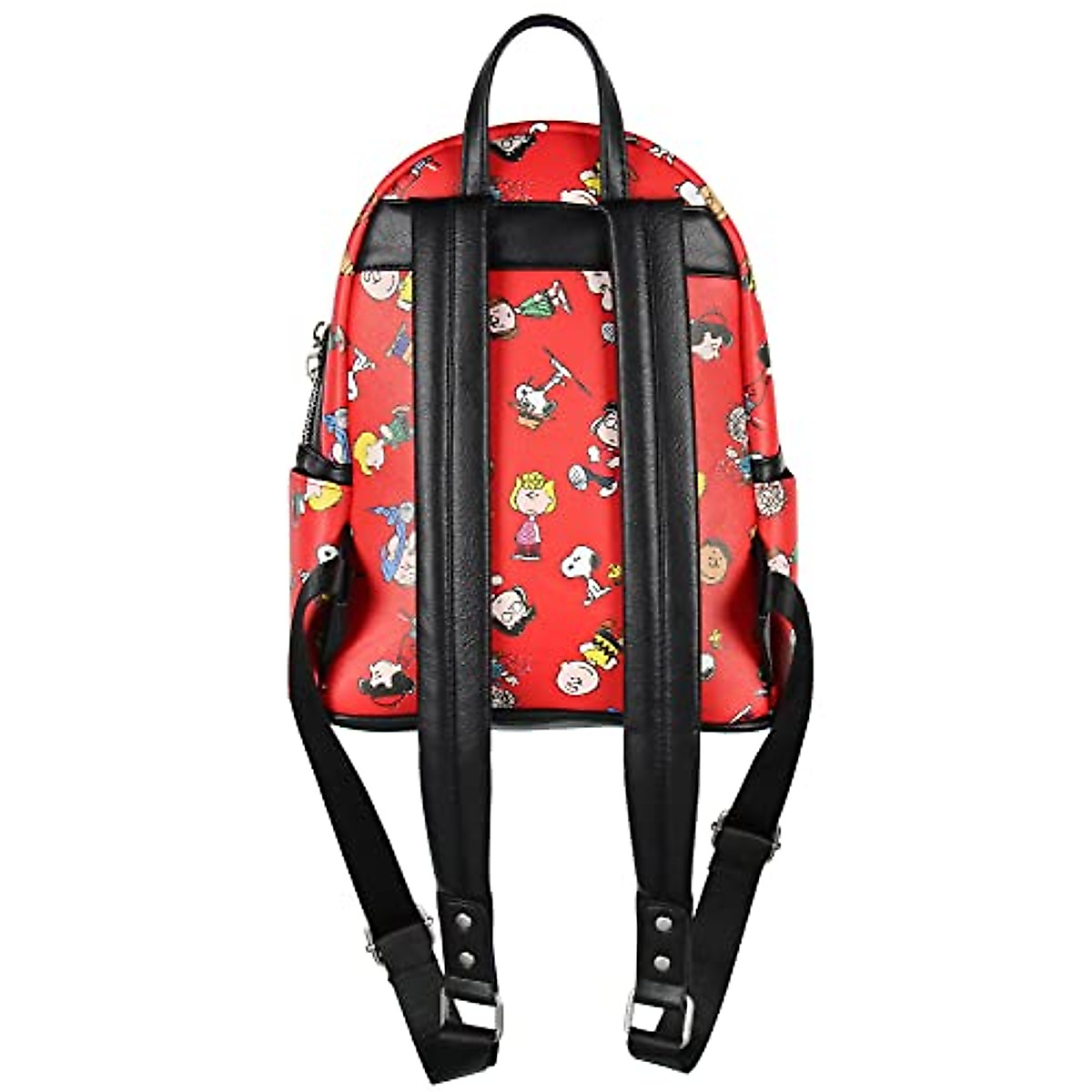 Peanuts Snoopy Charlie Brown Linus Lucy Sally Marcie Toss Print Mini Backpack