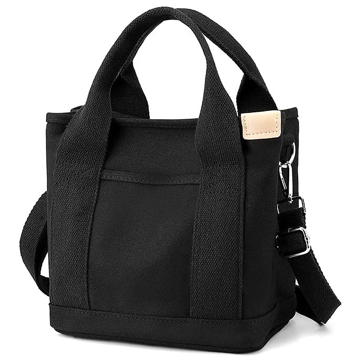 Small Tote Bag with Zipper Tote Bag for Women Canvas Crossbody Bag Shoulder Bag Satchel Hobo Bag Gifts for Women