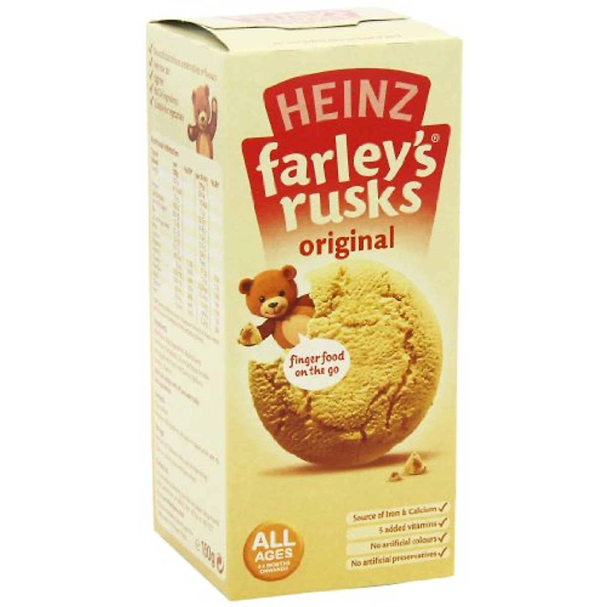 Heinz Farley Rusks, Biscuits For Baby's & Toddlers, 5.3-Ounce Boxes (Pack of 6)