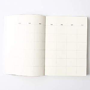 MUJI Free Monthly (15Months) Weekly(65weeks) 2019 Planner A5 Size, Schedule Note