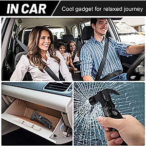 Multitool Camping Accessories, Stocking Stuffers for Men and Women, 12 in 1 Claw Hammer with Pliers Knife Saw, Screwdrivers Bottle Opener, Outdoor activities