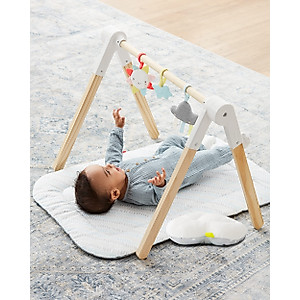 Skip Hop Wooden Baby Gym, Silver Lining Cloud Activity Gym