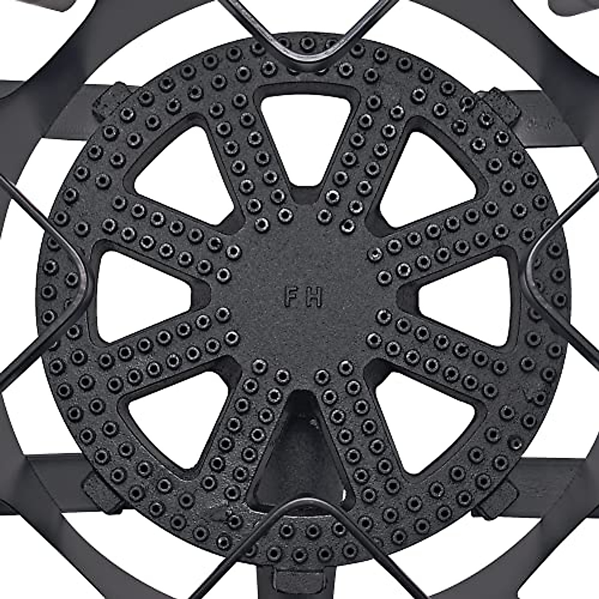 ARC Cast Iron Single Burner Propane Stove, 200,000BTU High Pressure Outdoor Gas Stove Cooker,16"Square Stove,Burners For Outdoor Cooking Turkey Fry,Crawfish Boil With Height Adjustable Legs