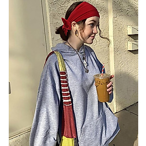 Huachi Headbands for Women 6 Packs Cute Bow Head Bands for Women’s Hair, Elastic Wide Knotted Hairbands Headwrap Turban Hair Accessories