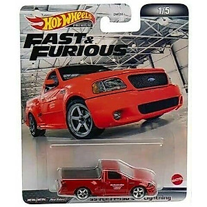 Hot Wheels Premium Fast & Furious 2022 Complete Set of 5 Diecast Vehicles from DMC55-957J Release
