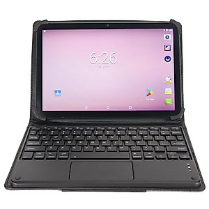 fannay HD Tablet, Tablet PC 3 Card Slots Dual Camera 10.1 Inch FHD for Home (US Plug)