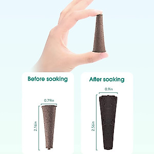 12 Pcs Replacement Grow Sponges Seed Starter Sponges Hydroponic Refill Sponges Seed Pods Root Growth Sponges for Garden System