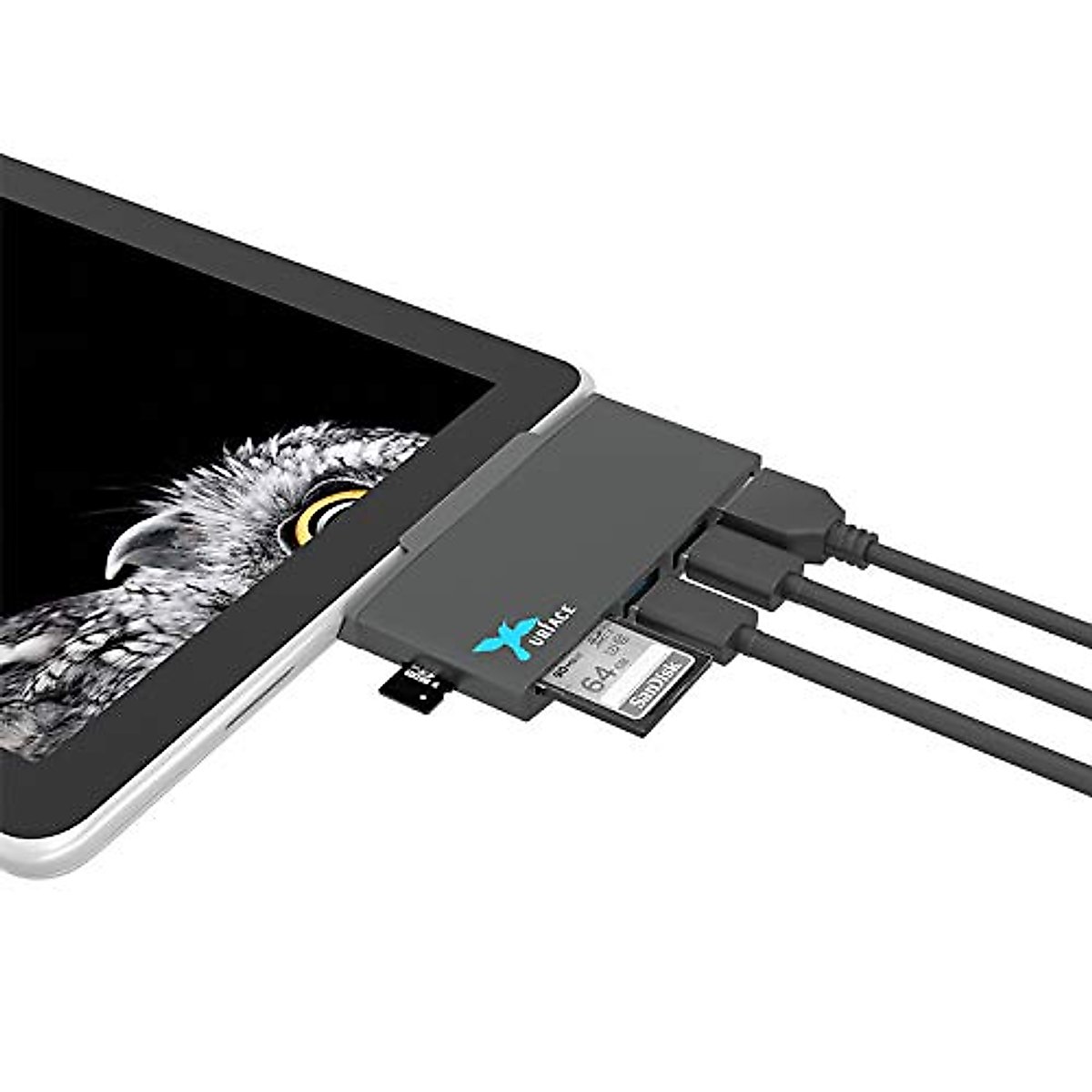 IMD-SGO353 Docking USB3.0 Hub & Reader & HDMI for SurfaceGo