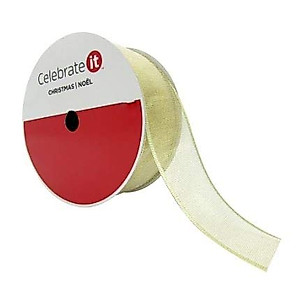 2.5" Shimmer Wired Ribbon by Celebrate It Christmas