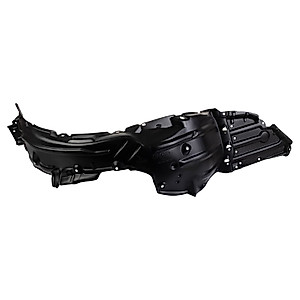 TRQ Front Left Inner Fender Liner Black Drivers Side Compatible with 2020-2022 Toyota Corolla TO1248232