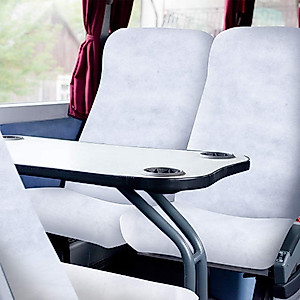 Disposable Seat Covers and Armrest Covers for Airplane Railways, Train, Bus, Office,Movie Theatre and Taxi,Eco-Friendly/Recyclable/Portable Non-Woven Seat Surface Protective Pad (Pack of 4)