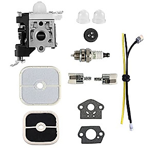Carburetor with Fuel Line Kit Echo Trimmer, for Zama RB-K85 Echo PB-265L PB-251 PB-265LN PB250LN ES250 PB-250 PB-250LN ES-250 Blower A021001350 A021001351 A021001352 K90 K106