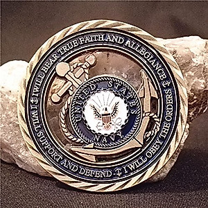United States New Challenge Coin U.s. Navy Core Values Coins Crafts