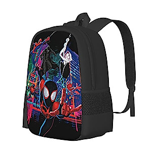 LVTFCO Spider Cartoon Backpack Travel Backpack Superhero Backpack Bags For Men Women