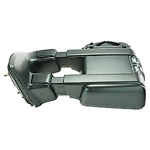 Trail Ridge Towing Side View Mirror Heated Smoked Signal Power Folding Telescoping Driver Side Left LH for Ford Super Duty Trucks (F250, F350, F450)