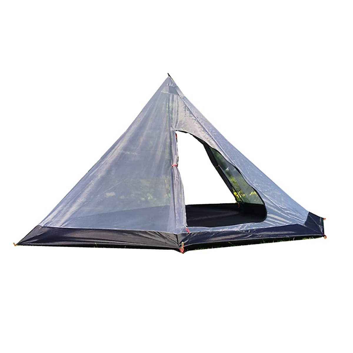 MCETO Outdoor Half Inner Mesh Tent,TX400PRO 5 Corner Tipi Hot Backpacking Hiking Bushcraft Travel Stove Equipment