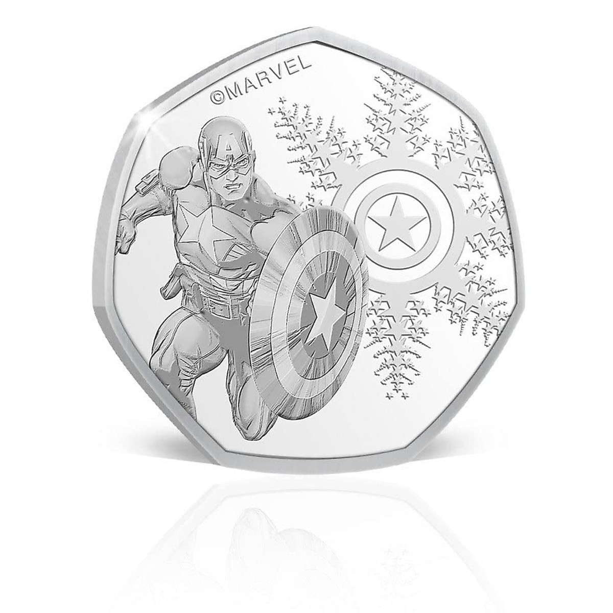 Marvel - Winter Wishes. Captain America Coin in Blister