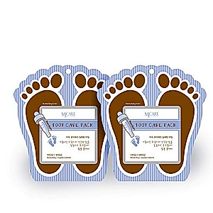 Pack of 2, Korean Beauty Cosmetics Premium Foot Care Pack Moisturizing Socks for Moisturizing and Nutrients