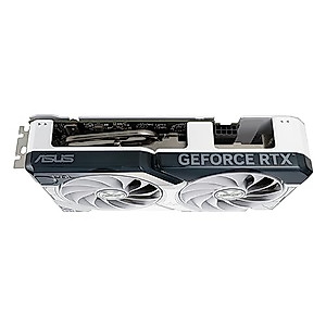 ASUS Dual NVIDIA GeForce RTX 4060 Ti OC Edition / White - Gaming Graphics Card (8GB GDDR6X, PCIe 4.0, DLSS 3, HDMI 2.1, Display Port 1.4a, Axial Fans, 0dB Technology)
