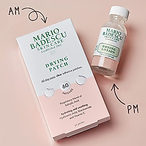 Mario Badescu Drying Lotion for All Skin Types| Blemish Spot Treatment with Salicylic Acid and Sulfur | Dries Surface Blemishes | 1 Fl Oz