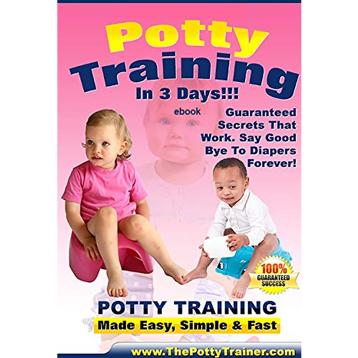 Ultimate Potty Training for Boys. Complete Kit Includes Potty Training In 3 Days Audio Guide, Laminated Potty Training Charts & Blue Potty Time Watch (Blue)
