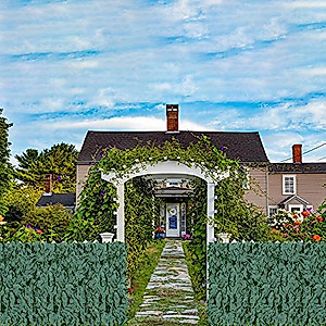 Artificial Ivy Privacy Fence Screen Artificial Hedges Fence Vine Leaf Decoration Lattice Panels for Outside Ivy Privacy Screen Fence Panel