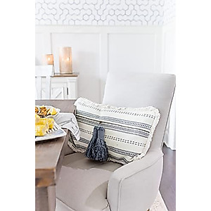 Mud Pie Tassel Fringe Pillow, Lumbar