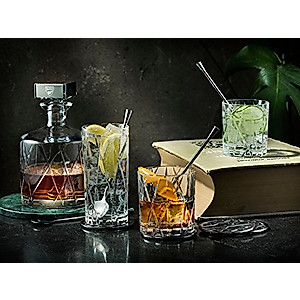 Orrefors City 8 Ounce Old Fashioned Glass, Set of 4