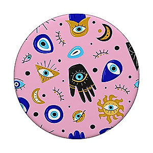 Pattern Evil Eye Charm For Protection Pattern Evil Eye 2023 PopSockets Standard PopGrip