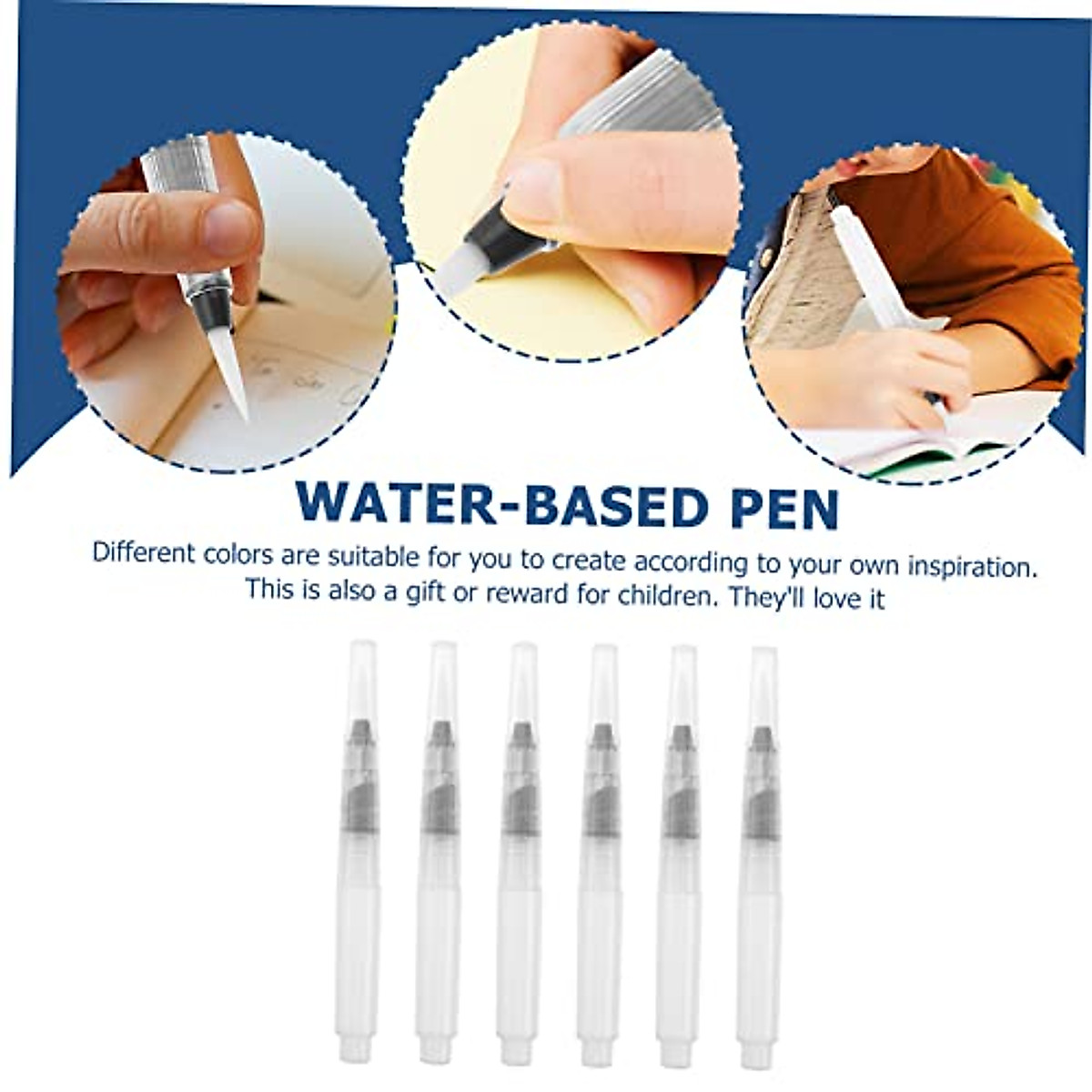 Suit 10pcs Paint Brushes Set Bulk Pencils Travel Set Pencils in Bulk Water Coloring Brush Set Refillable Flat Pen Writing Brush Water Brush Set of Brushes Colored Watercolor Brush