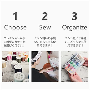 LEONIS 30 Color Set of Handy Polyester Sewing Threads 50 Yards/45 m Each[ 93011 ]