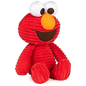 GUND Sesame Street Official Cuddly Corduroy Elmo Muppet Plush, Premium Plush Toy for Ages 1 & Up, Red, 10.5”