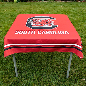 College Flags & Banners Co. South Carolina Gamecocks Logo Tablecloth or Table Overlay