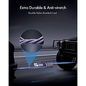 JALIXI USB C Charging Cable for iPhone 15, 3Pack (10ft+6ft+3ft) USB to USB C Cable, Braided Type C Charger Cord for iPhone 15 Pro Max, for Samsung Galaxy S23 S22 S21 Ultra S10, A15 A25 A35 A55, Pixel