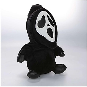 basstious Ghostface Plush Pillow - Soft Scream Merch Ghost Face Unique Ghostface Merch Collectible Ideal Horror Stuffed Present for Fans