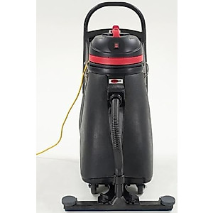 Viper Cleaning Equipment SN18WD Shovelnose 18 gal Wet/Dry Vacuum, 24" Cleaning Path, 2 10" Non-Marking Wheels, 50' Power Cable, 2 Stage Vacuum Motor, 9' Vacuum Hose
